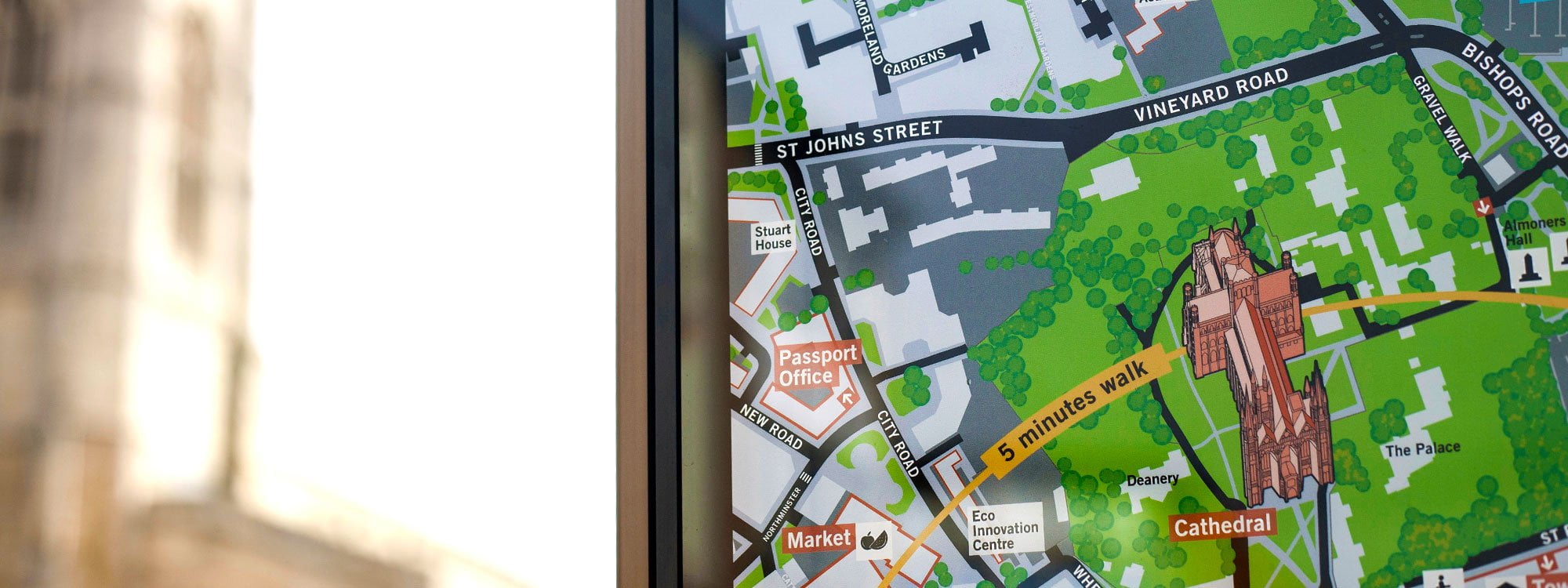 Peterborough Legible City Wayfinding Scheme - Maynard Design